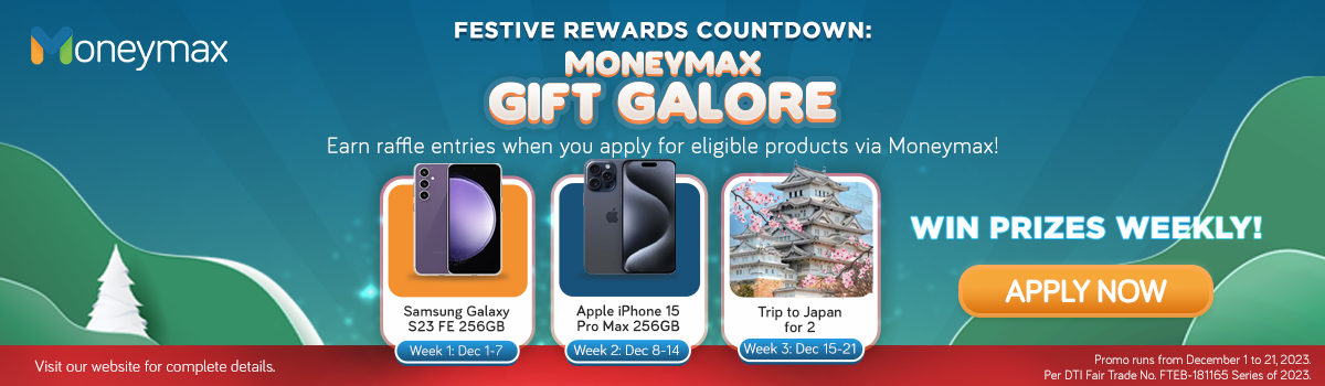 Moneymax Raffle Promo 2023: Win a Gadget or a Trip to Japan