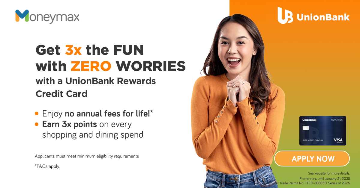 UnionBank Rewards Credit Card | 3x Rewards WIth Every Swipe